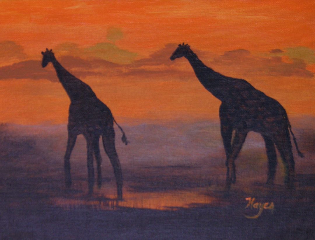 Two by Two - Acrylic, in Landscape and City Gallery